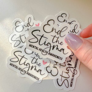 Mental Health Awareness Sticker Funny Mental Health Laptop Sticker ...