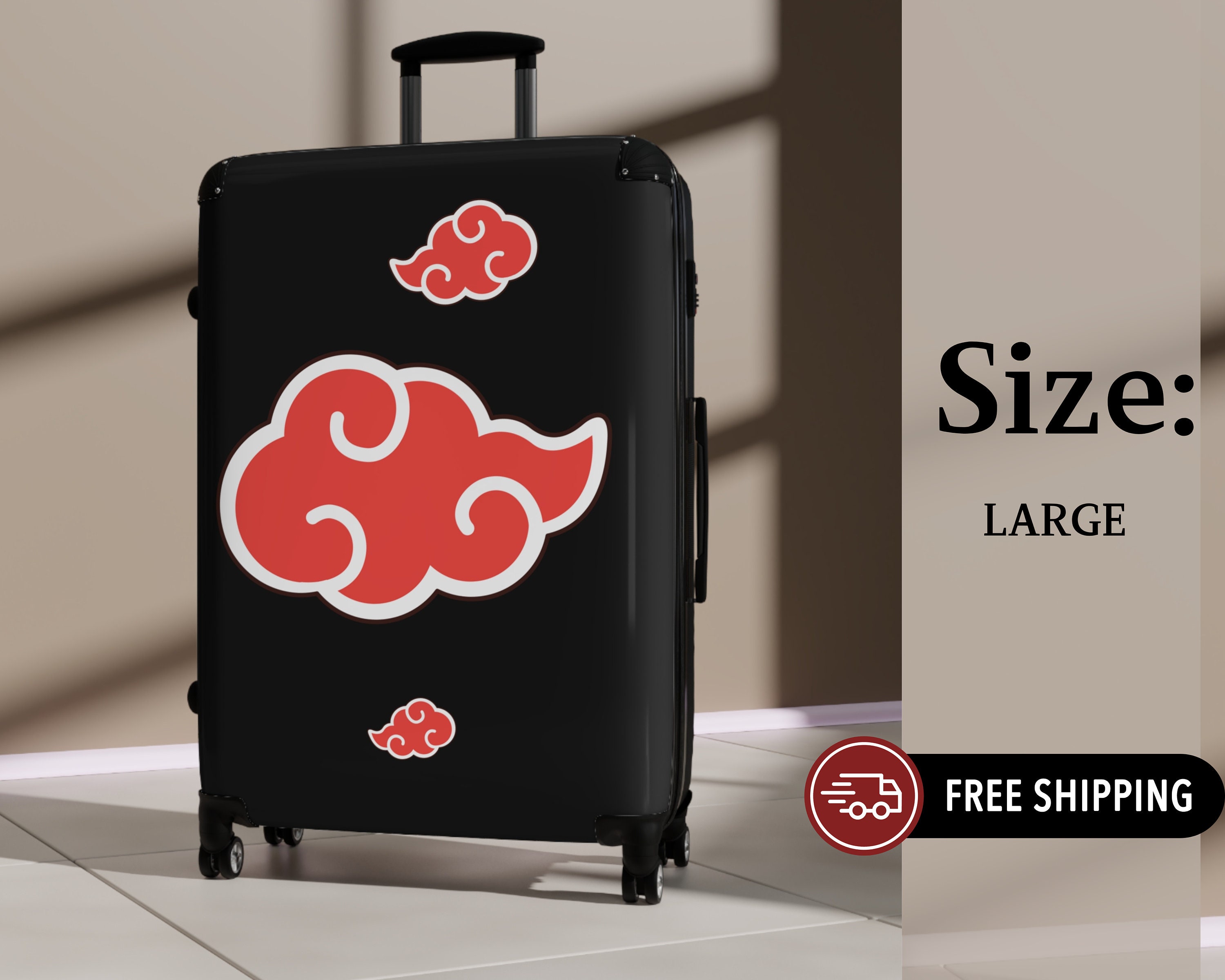Anime Clouds Suitcase | Carry-on Luggage | Fun Travel Companion for ...