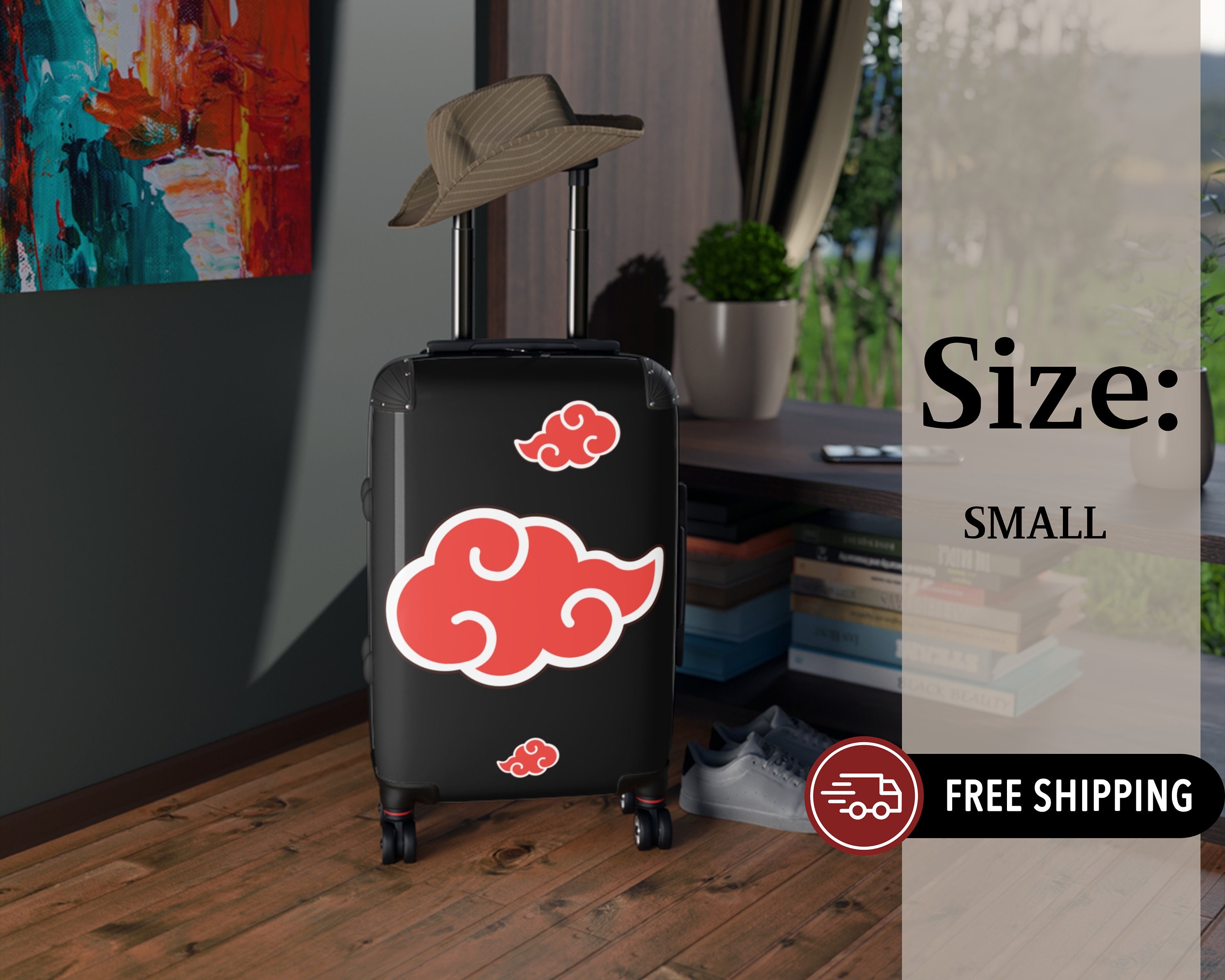 Anime Clouds Suitcase | Carry-on Luggage | Fun Travel Companion for ...