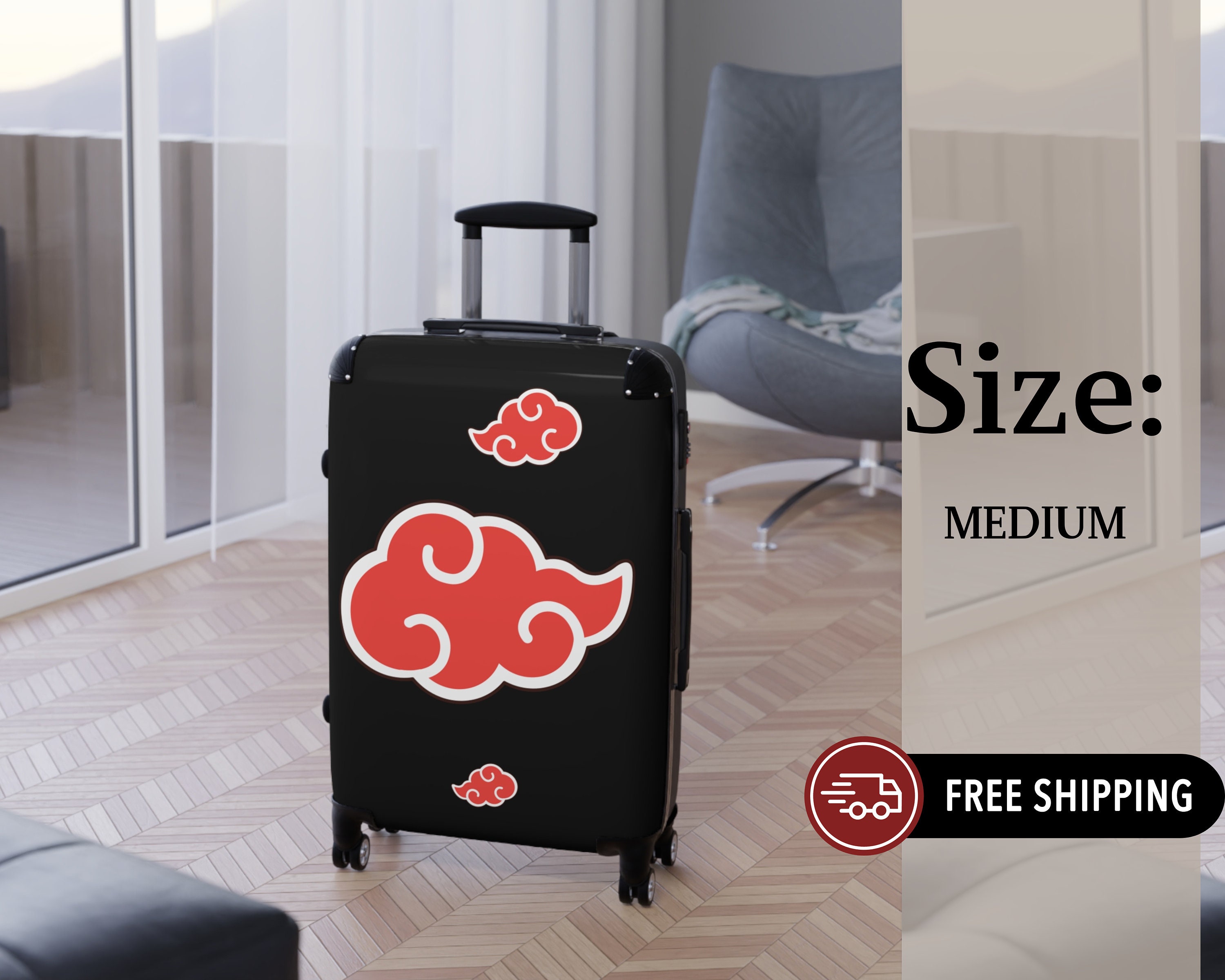 Anime Clouds Suitcase | Carry-on Luggage | Fun Travel Companion for ...