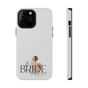 Bride to Be X iPhone Impact-resistant Case Custom Year of Wedding BRIDE ...