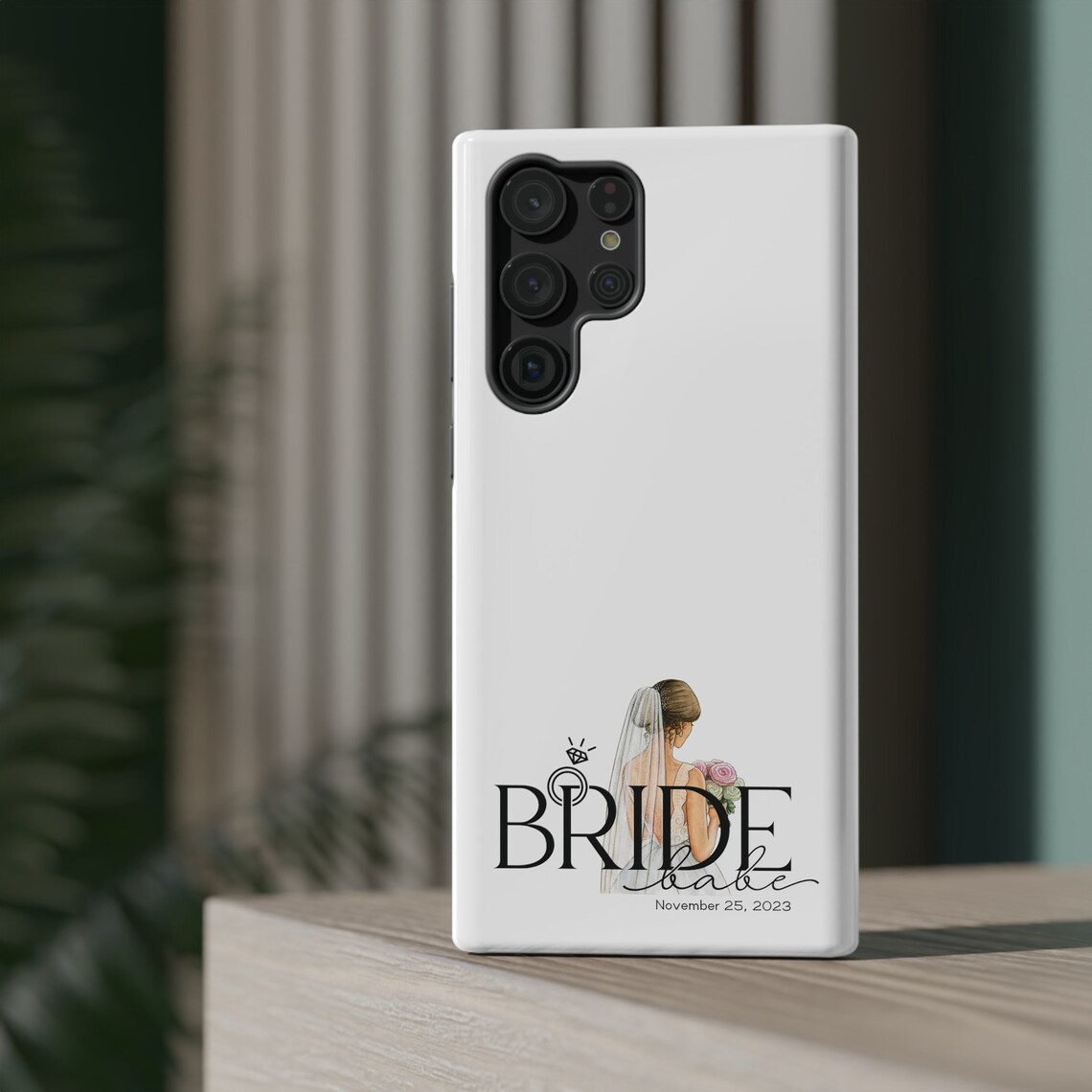 Bride to Be X iPhone Impact-resistant Case Custom Year of Wedding BRIDE ...