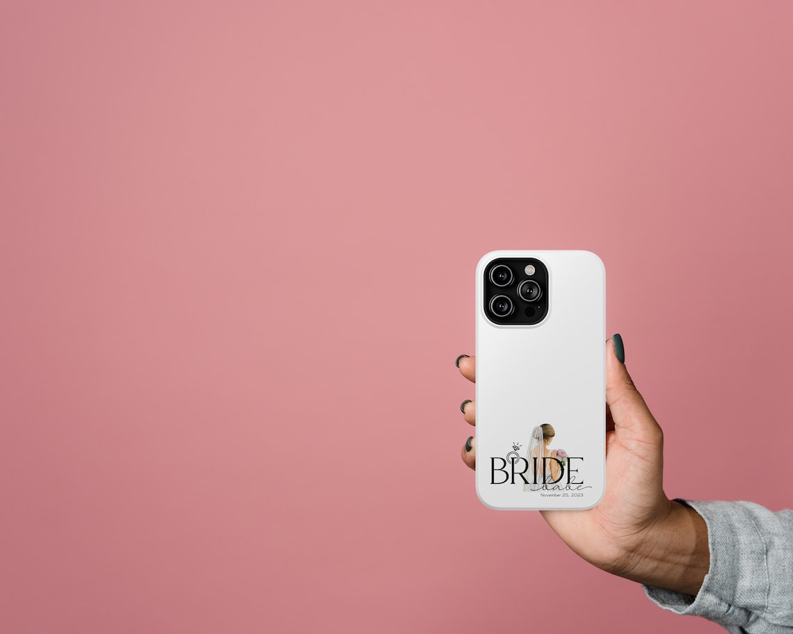 Bride to Be X iPhone Impact-resistant Case Custom Year of Wedding BRIDE ...