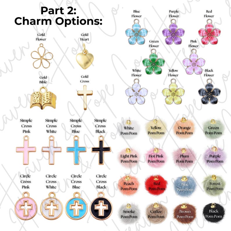 Gold Cross Pen Holder With Personalized Letter Initial and Charm | for ...