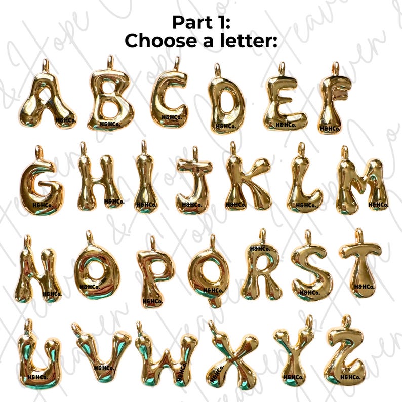 Gold Cross Pen Holder With Personalized Letter Initial and Charm | for ...