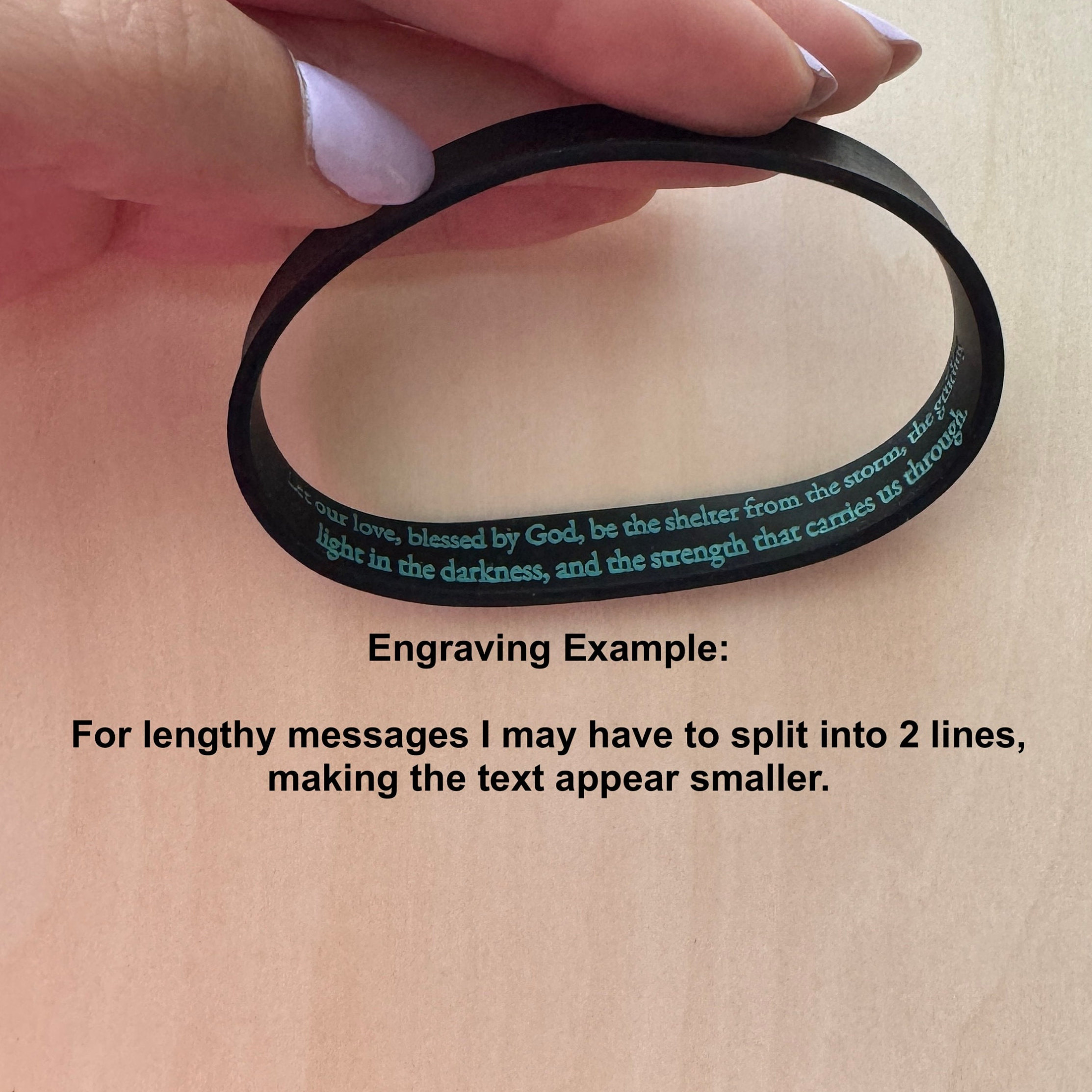 Bible Verse Reminder Bracelets | Engrave or Personalize | Faith ...