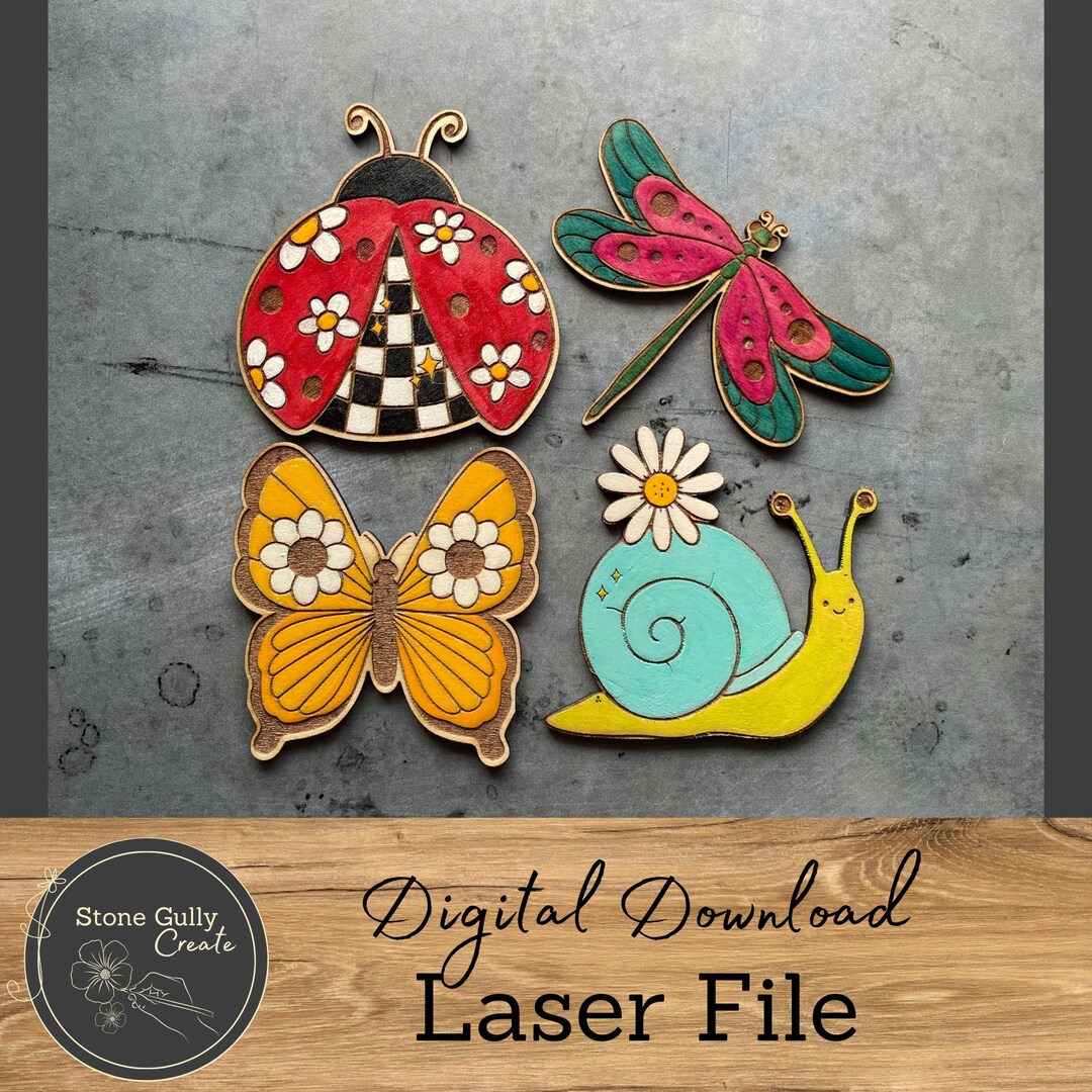 Cute Bug Magnets SVG - Etsy