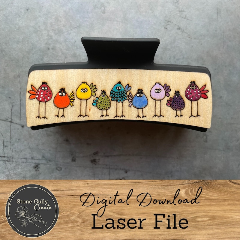 Claw Clips With Birds - Etsy