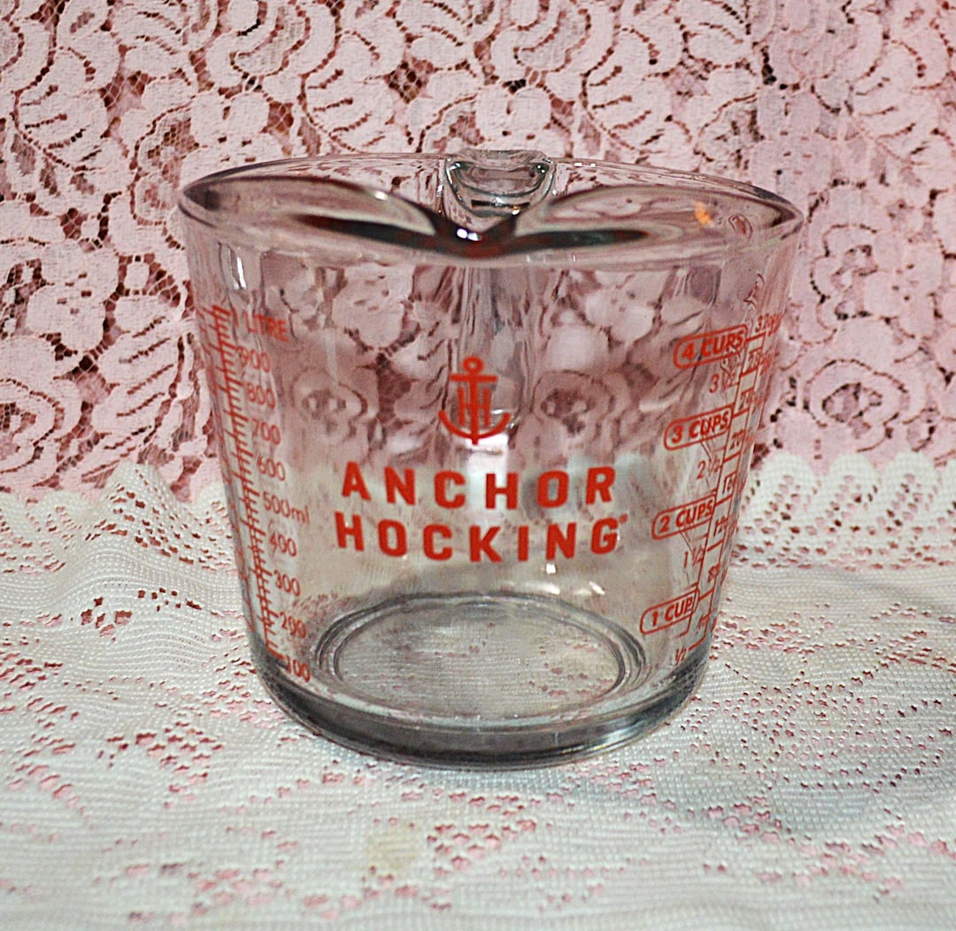 Anchor Hocking Glass Measuring Cup, 4 Cup Measuring - Signature Spout ...