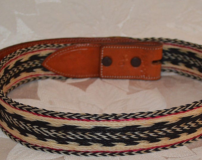 High-quality VOGT Hand Woven Horsehair Belt - Made in Mexico - Never ...
