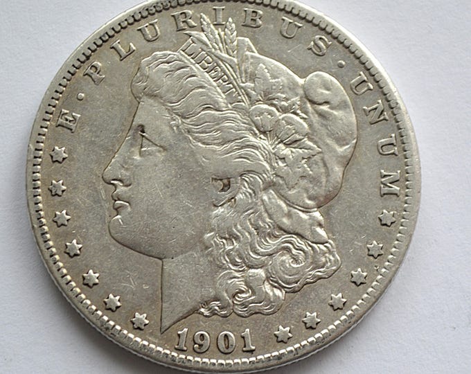 1901 O - Morgan Silver Dollar - US Coin New Orleans Mint - 90 Percent ...