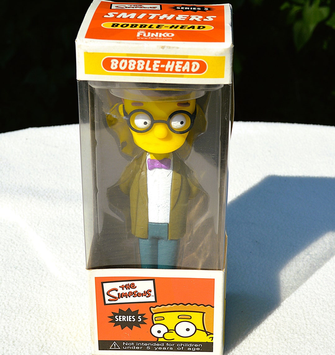Funko the Simpsons Smithers Bobble-head Wacky Wobbler Series 5 Figure ...
