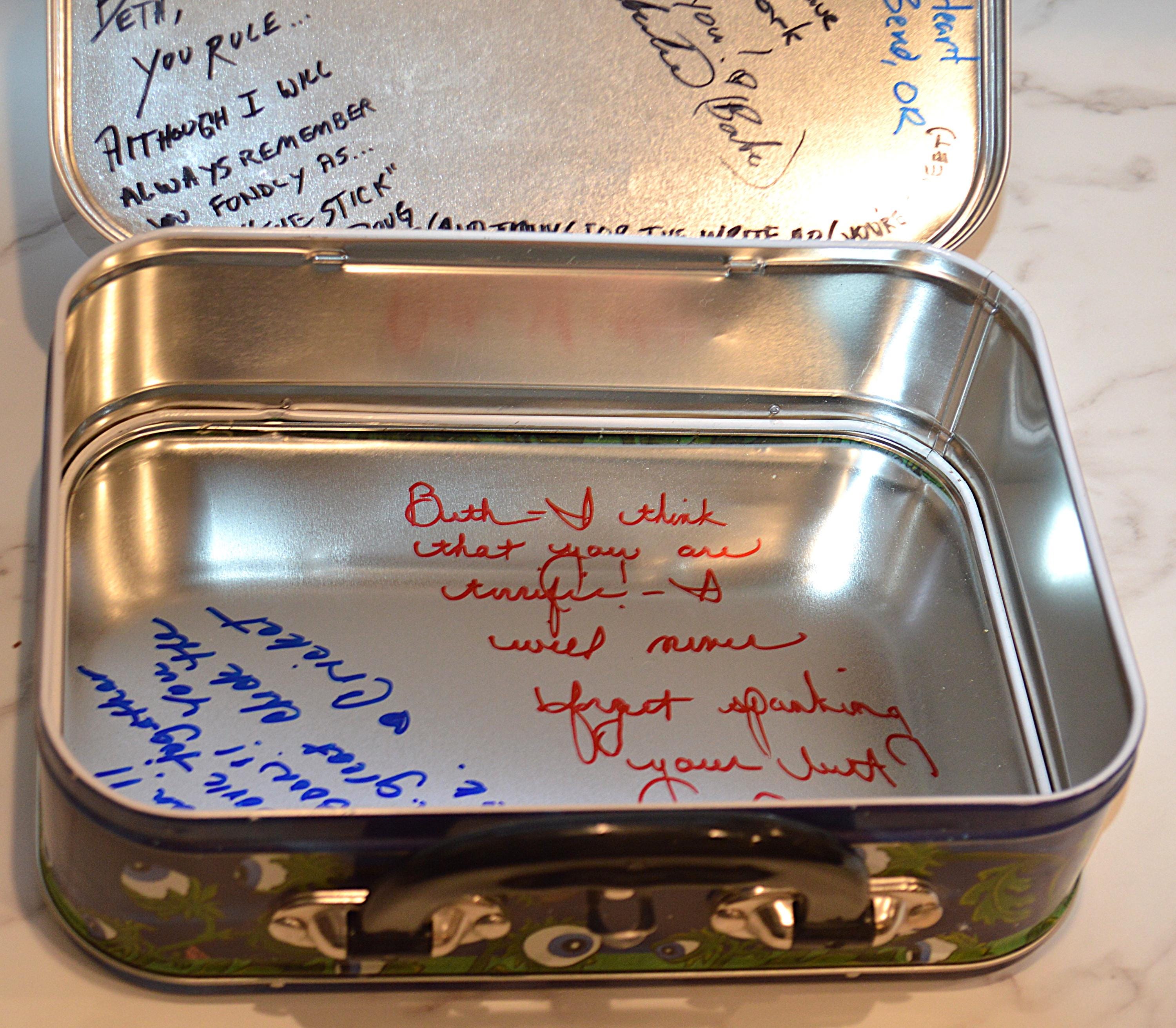 Invasion of the Monster Women Lunchbox 1997 Sci-fi Movie Hand Signed by ...