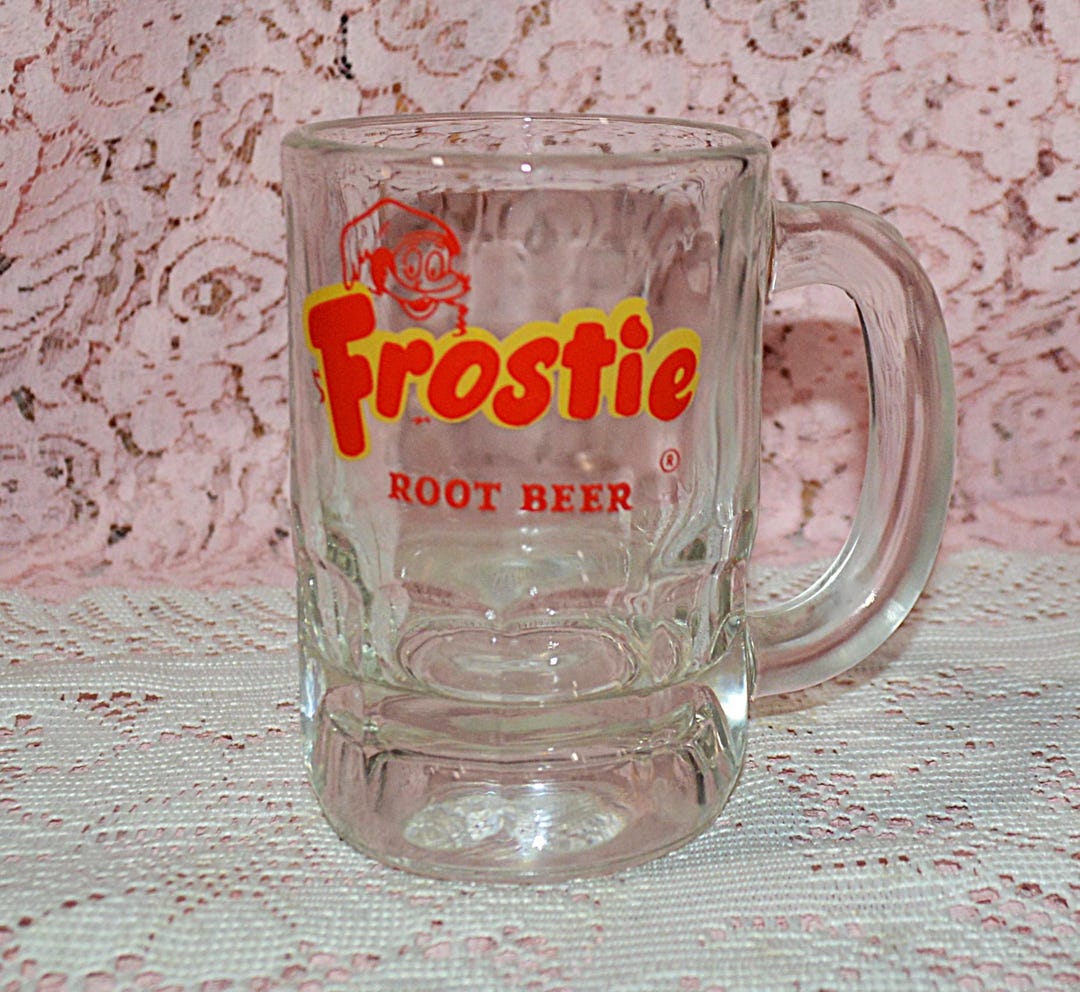 Frostie Root Beer Mug - Vintage 1950s 1960s Root Beer Mug Advertisement ...