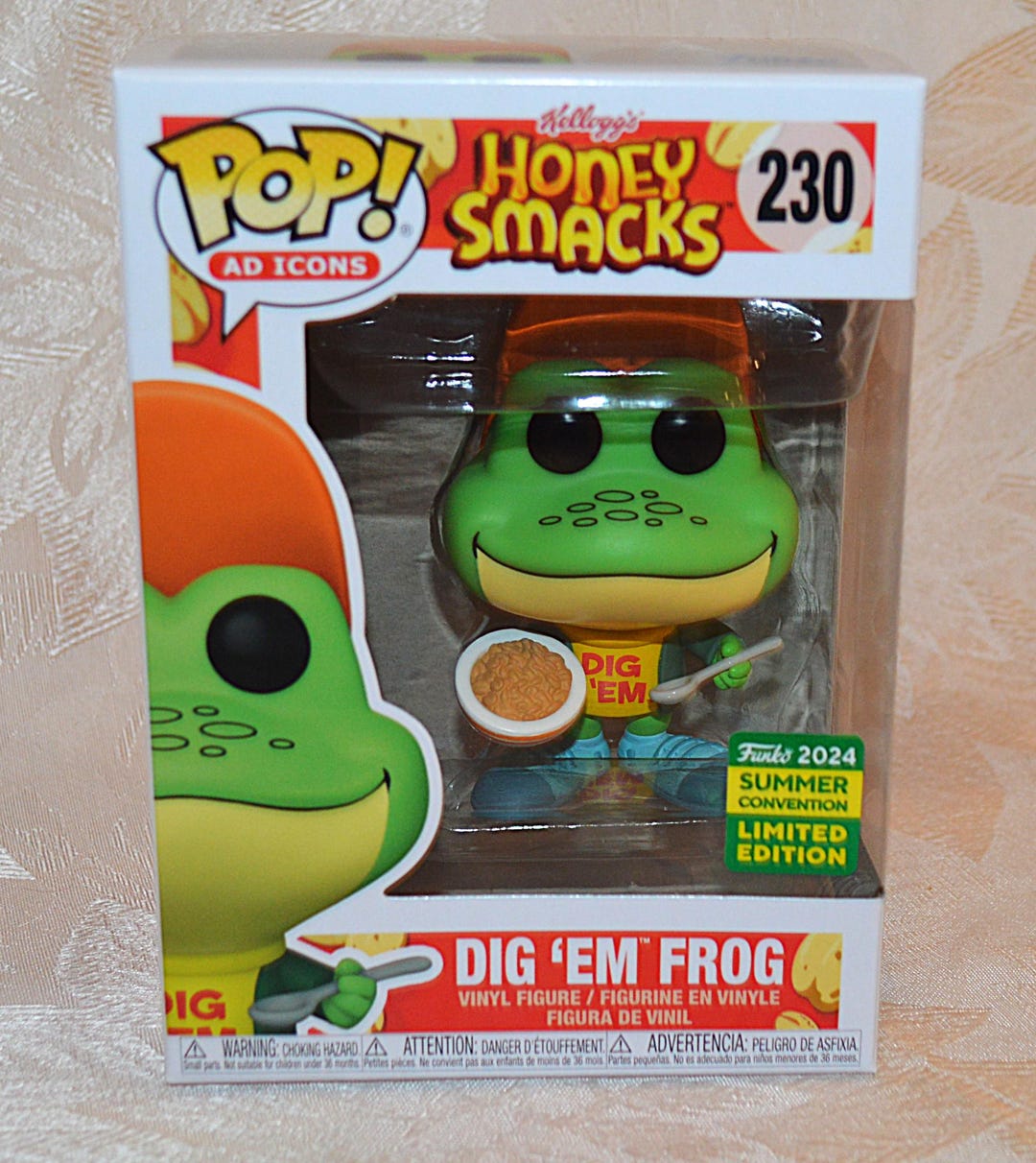 Funko Pop Dig 'em Honey Smacks Frog - Summer Convention Limited Edition ...