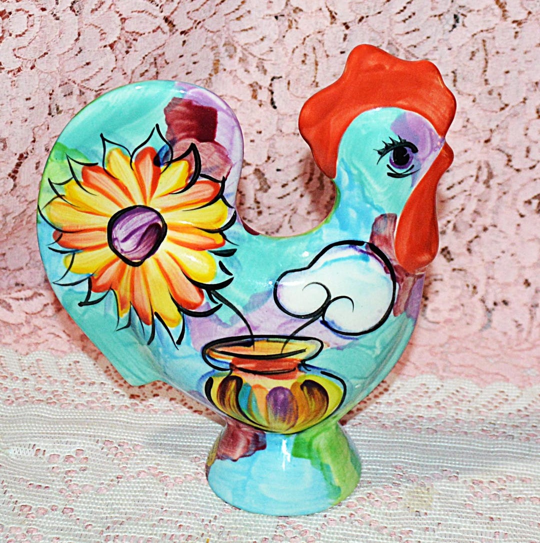 Anatoly Turov Signed Ceramic Rooster - Limited Edition 14” Vintage ...