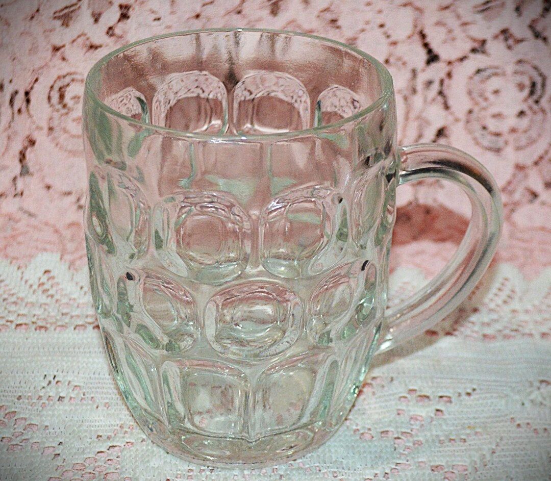 Vintage Ravenhead Dimpled Pint Glass Beer Mug - Made in England - Heavy ...