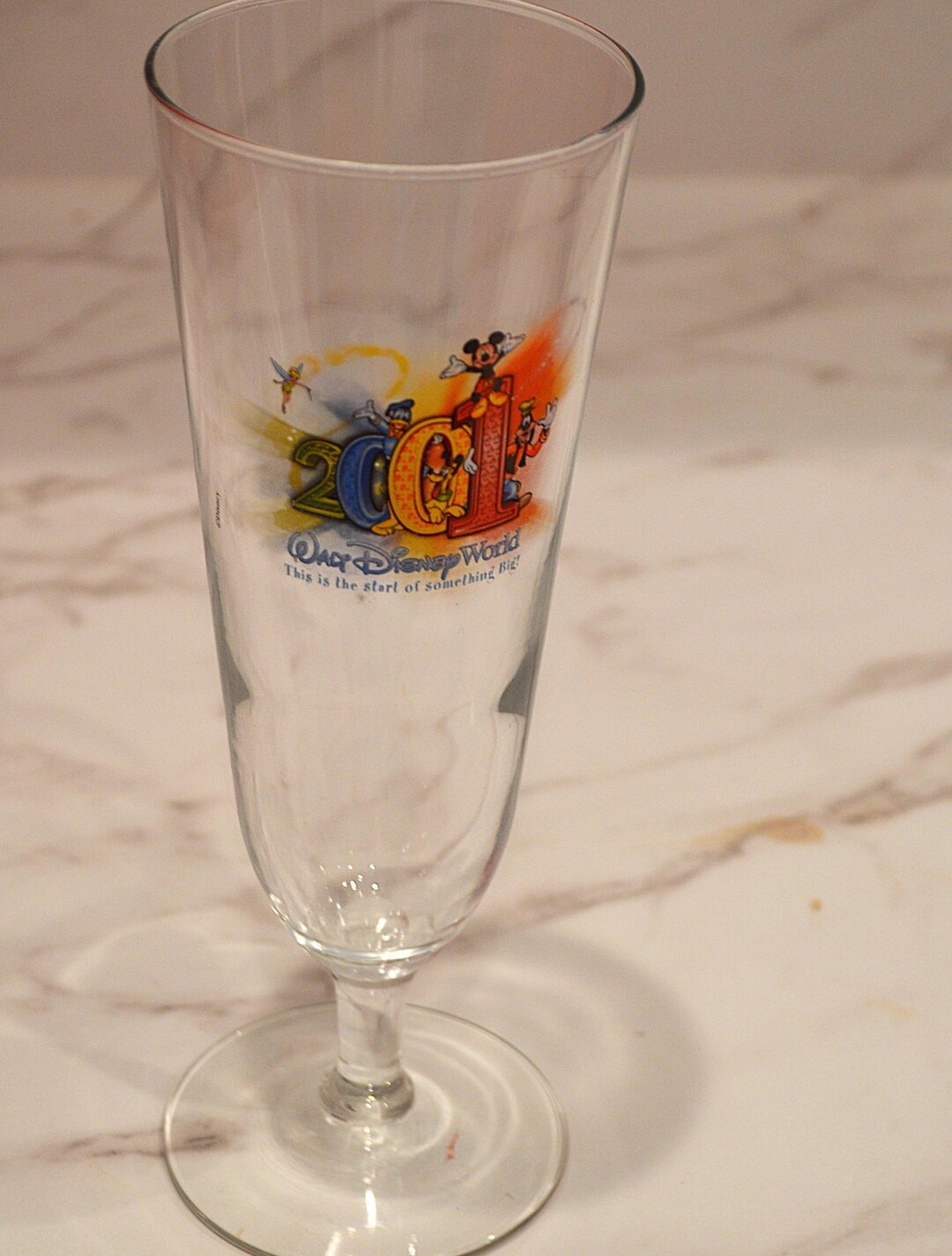 Rare Vintage Walt Disney World 2001 Pilsner Glass - This is the Start ...
