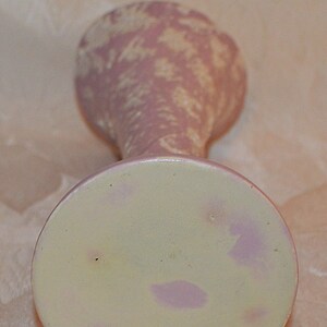 Beautiful 1960s Handmade Splatterware Pink Flower Vase - Hallmarked RH ...