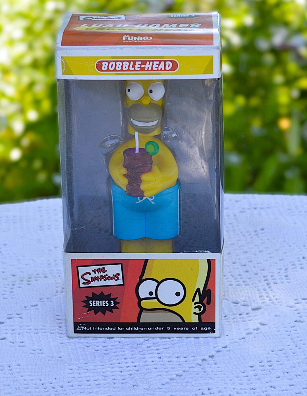 Funko Bobble Head Luau Homer Simpson the Simpsons Series 3 2007 ...