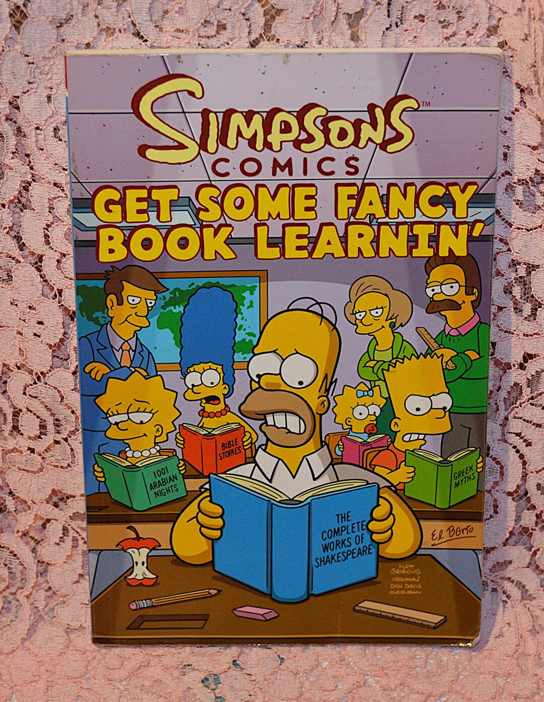 Simpsons Comics Get Some Fancy Book Learnin' (part of the Simpsons ...
