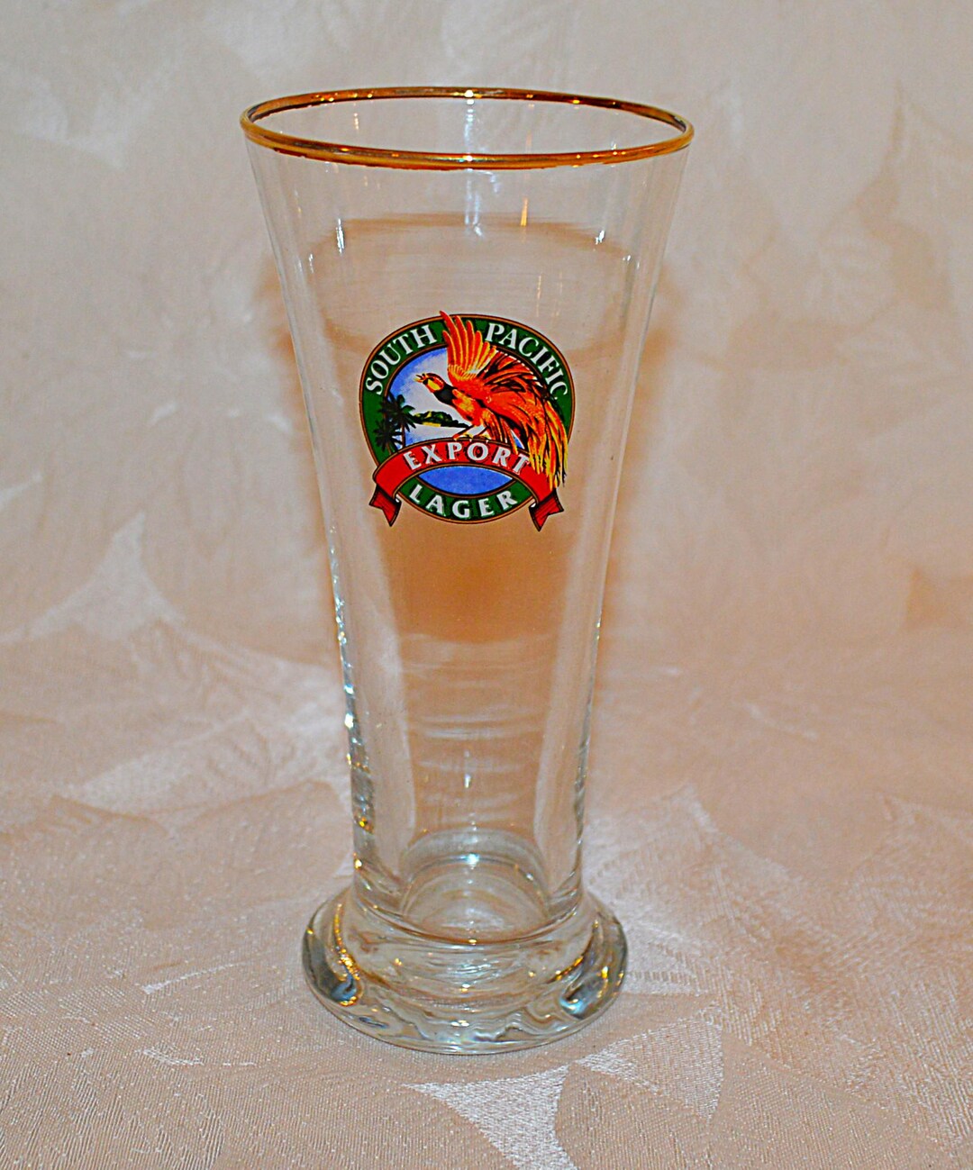 Vintage South Pacific Export Lager Pilsner Beer Glass - Great Colors ...