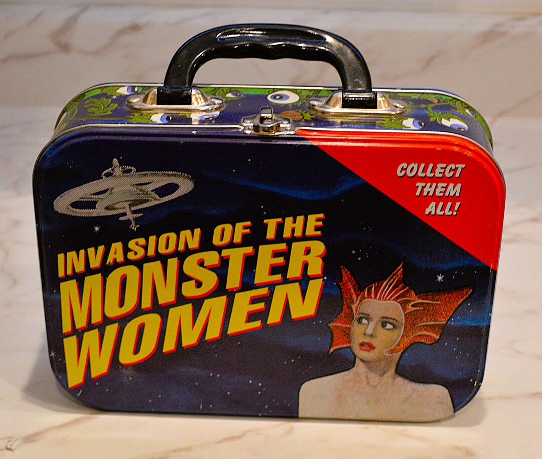 Invasion of the Monster Women Lunchbox 1997 Sci-fi Movie - Hand Signed by Some of the Cast and ...