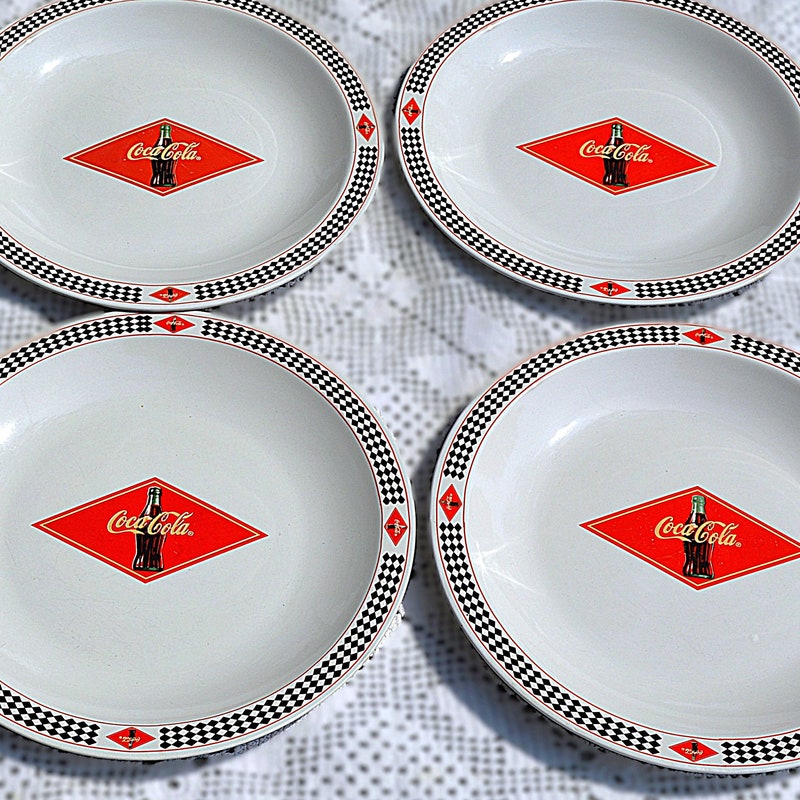 Gibson Coca Cola Plates - Etsy