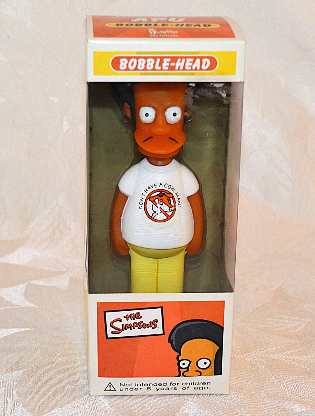 The Simpson's Funko Series 1 apu Wacky Wobbler Bobble-head New in Box ...