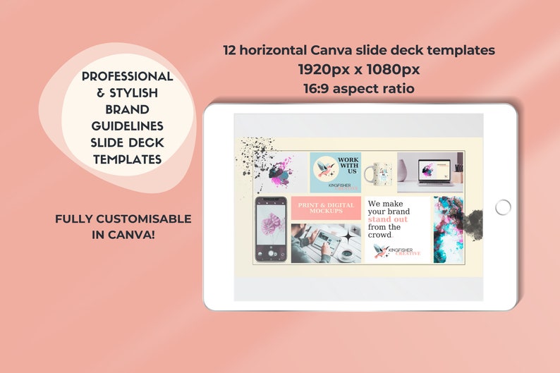 CELESTE Brand Guidelines Template, Canva Brand Template With Brand ...