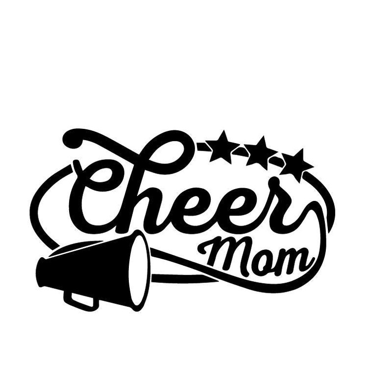 Cheer Mom Vinyl Decal - Etsy