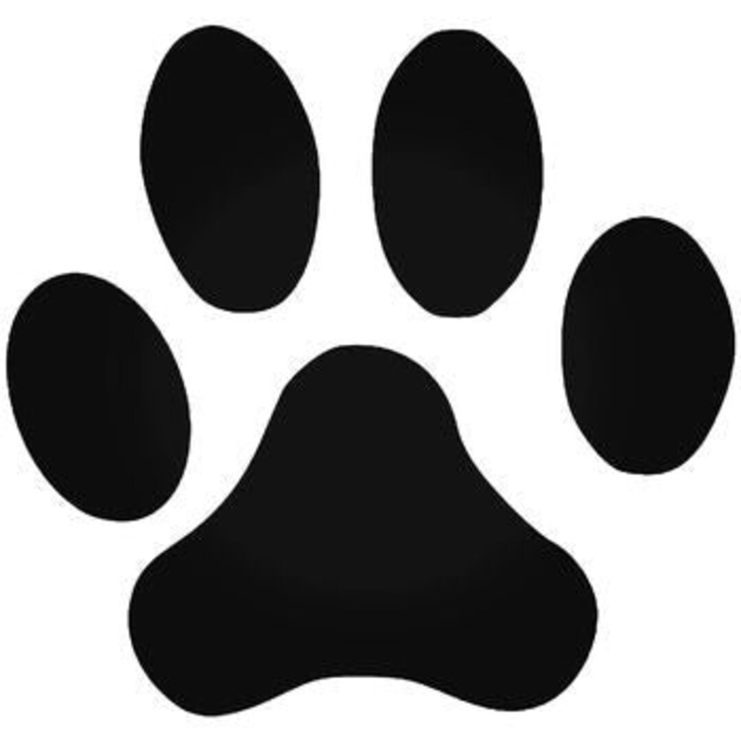 Paw Print Animal Dog Vinyl Decal - Etsy