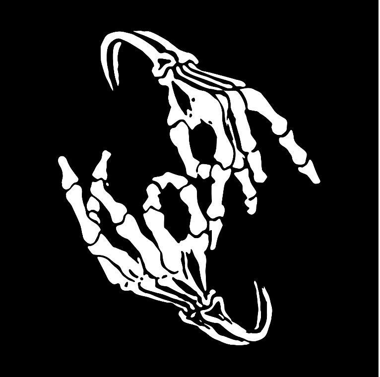Korn Skeleton Hands Vinyl Decal - Etsy
