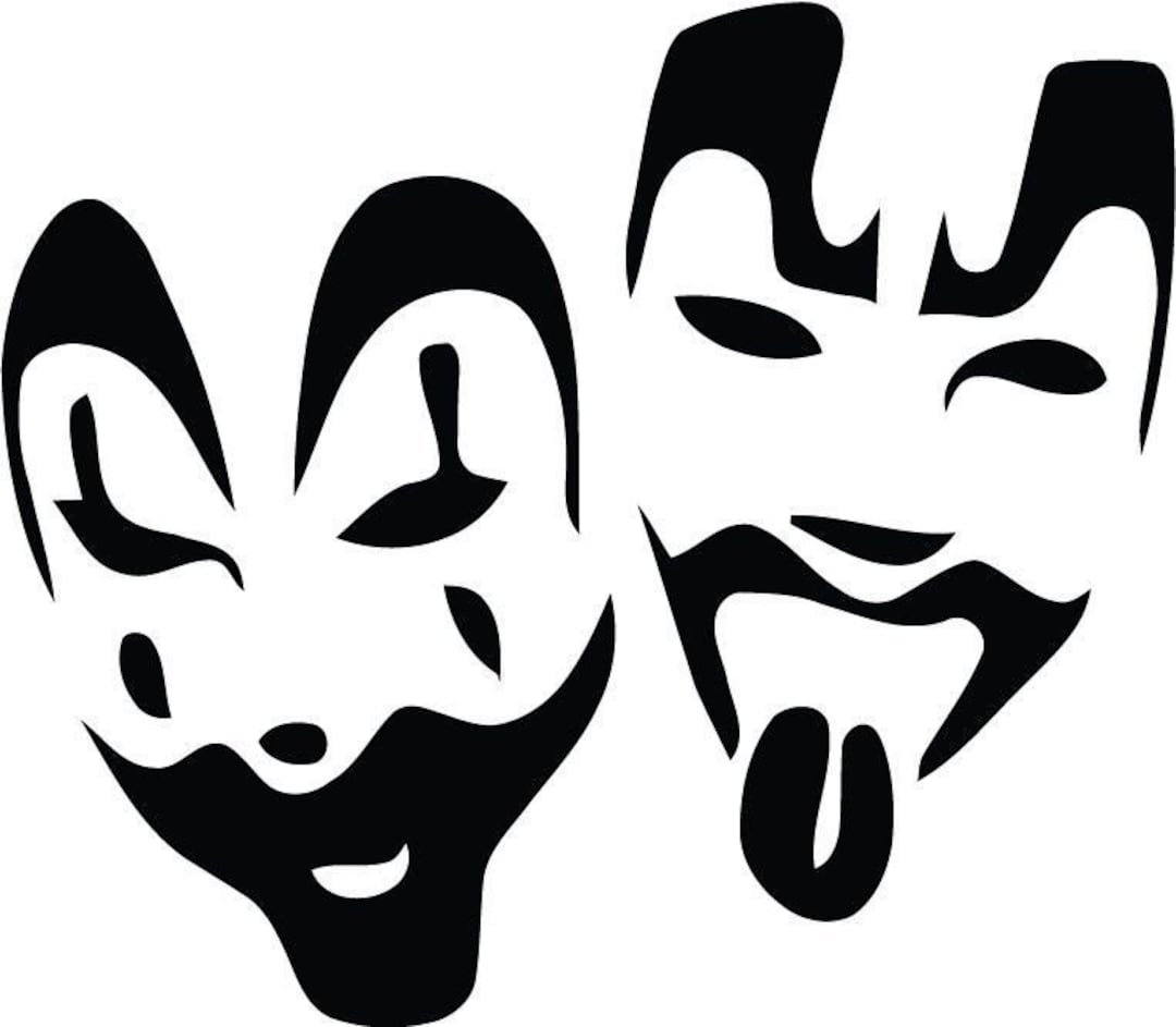 Juggalo Faces ICP Vinyl Decal - Etsy