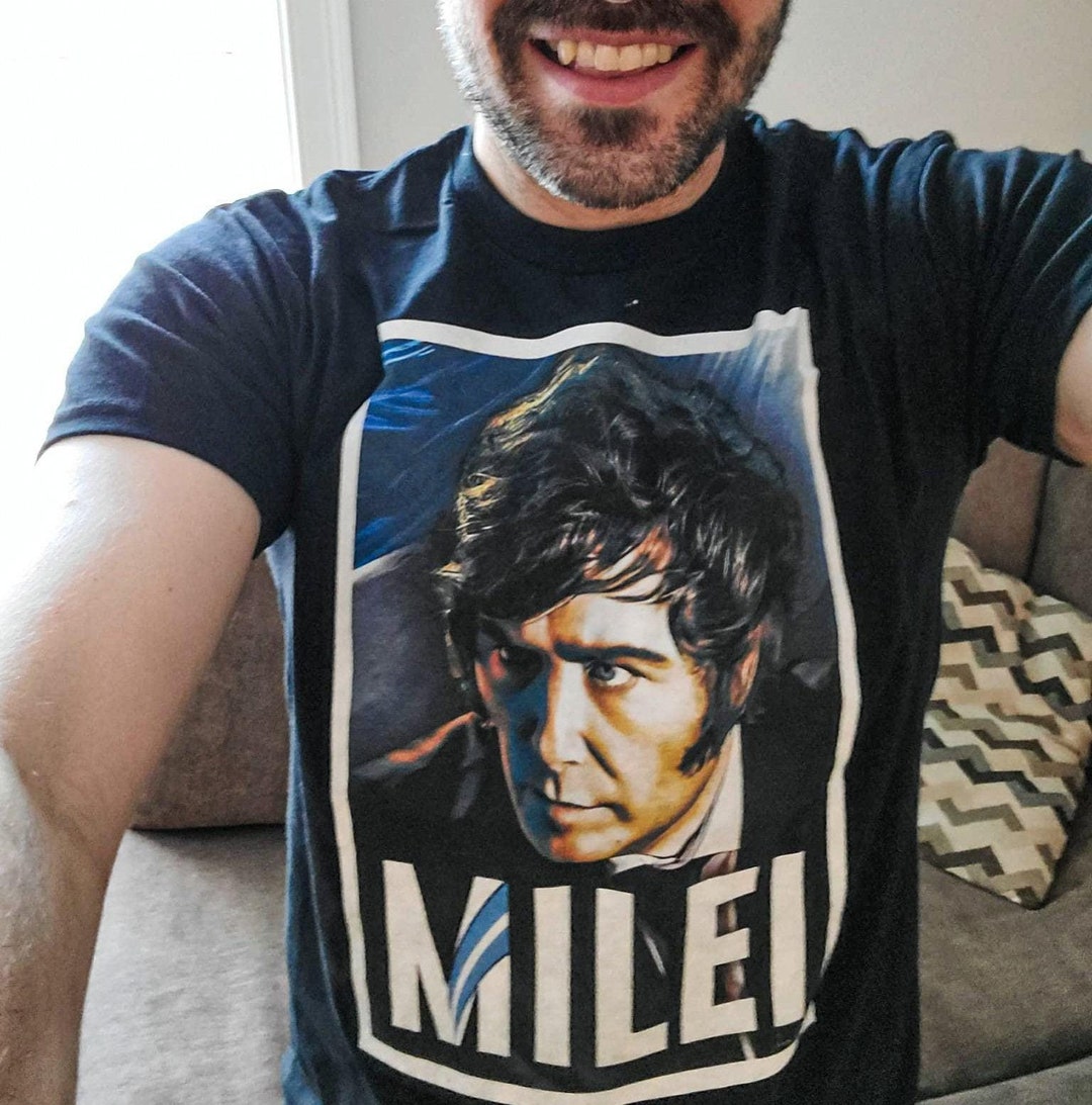 Javier Milei Argentina Presidential Campaign Poster Libertarian Shirt ...