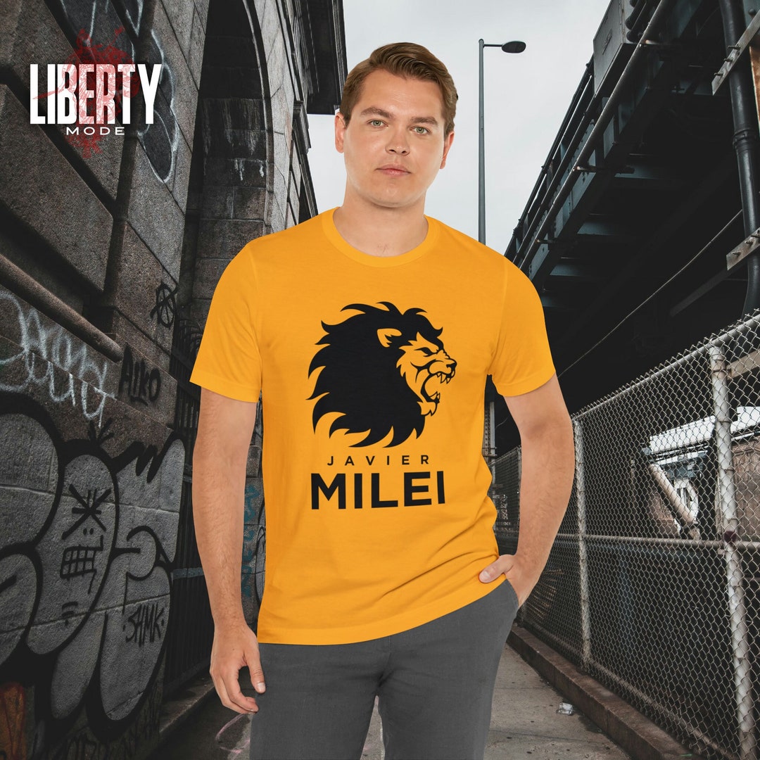 Javier Milei 2023 Presidential Campaign Lion Logo Shirt, Milei Shirt ...