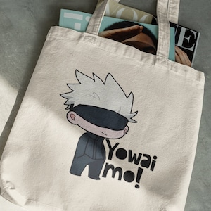 Gojo Satoru Tote Bag - Jujutsu Kaisen Tote Bag - Anime Bag - Anime ...