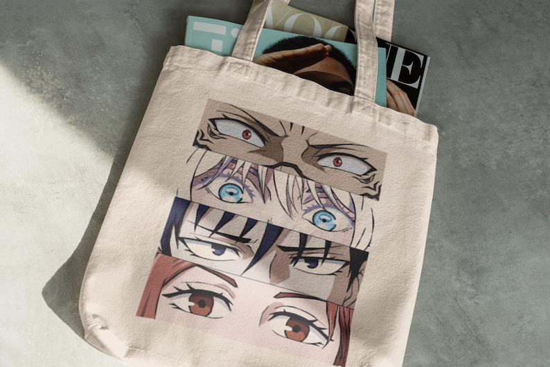 Gojo Satoru Tote Bag Jujutsu Kaisen Tote Bag Anime Bag Anime Merch ...