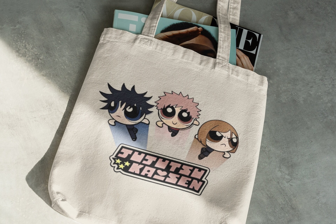 Gojo Satoru Tote Bag Jujutsu Kaisen Tote Bag Anime Bag Anime Merch Eco ...