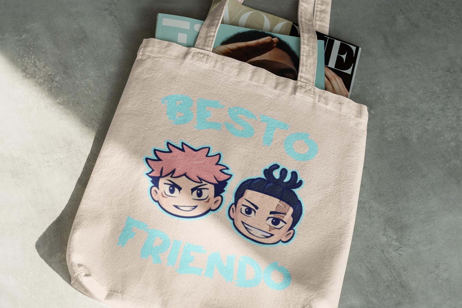 My Besto Friendo - Aoi Todo Yuji Itadori Tote Bag - Anime Bag - Anime ...