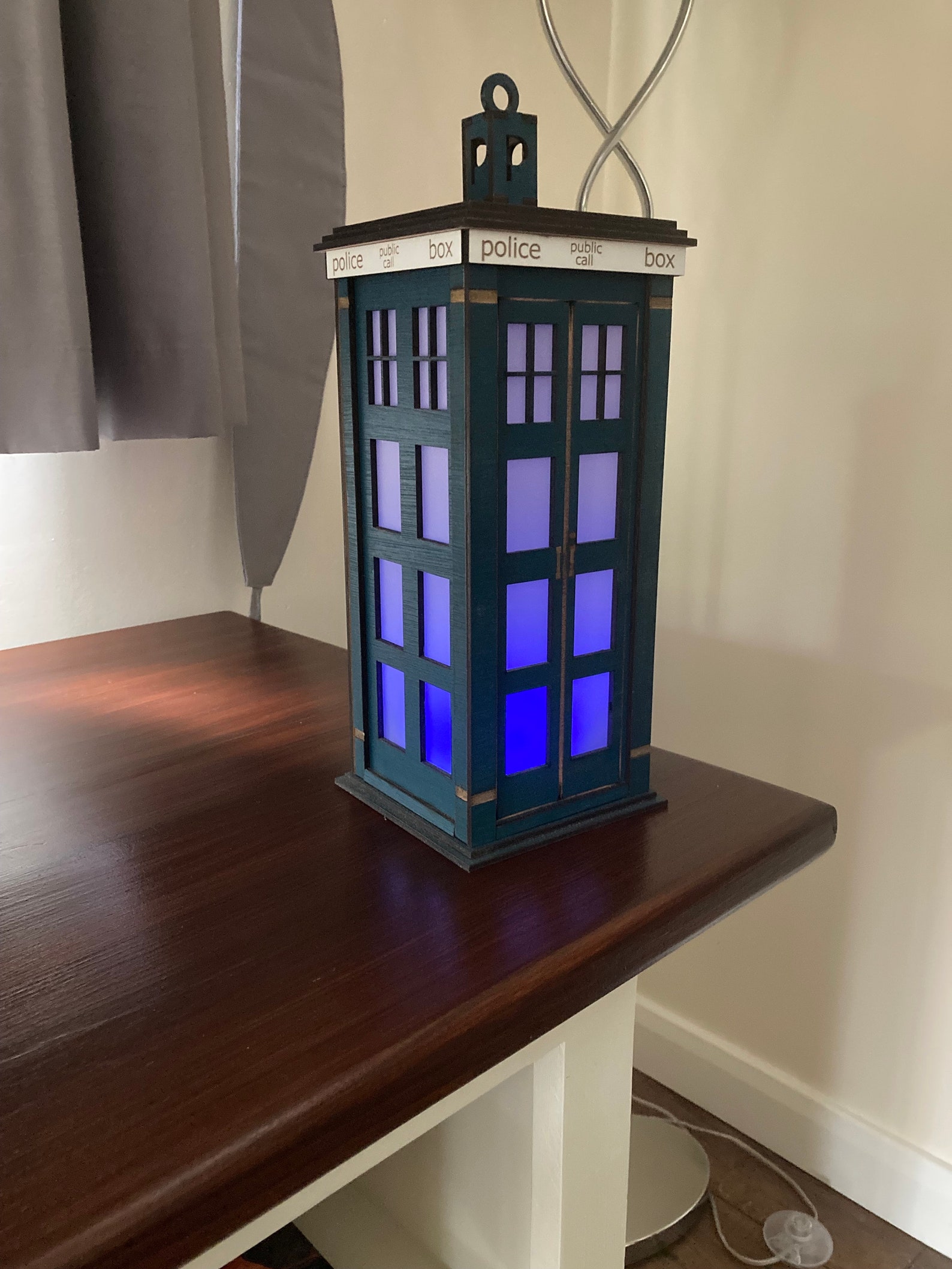 Tardis/ Police Box Inspired Lantern - Etsy UK