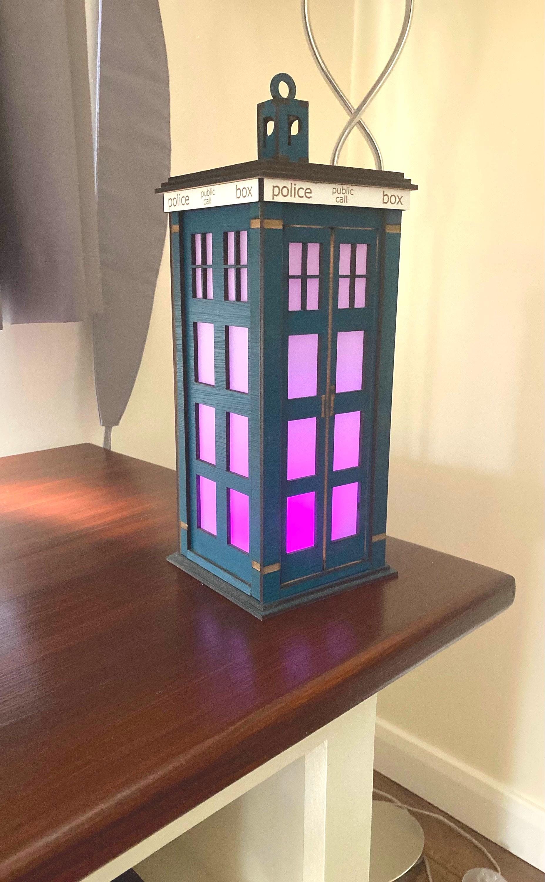 Tardis/ Police Box Inspired Lantern - Etsy UK