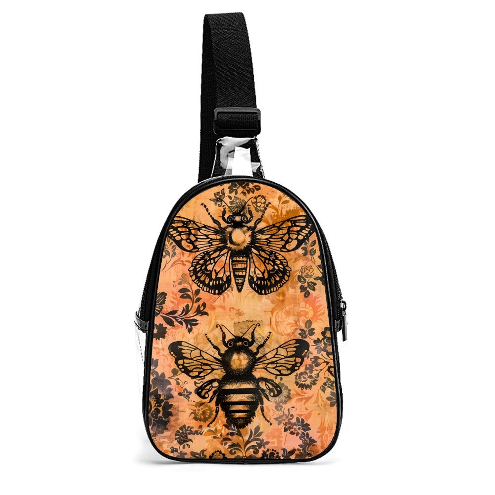 Luna Moth Tech Casual Travel Use New Arrivals Transparent Chest Bag ...