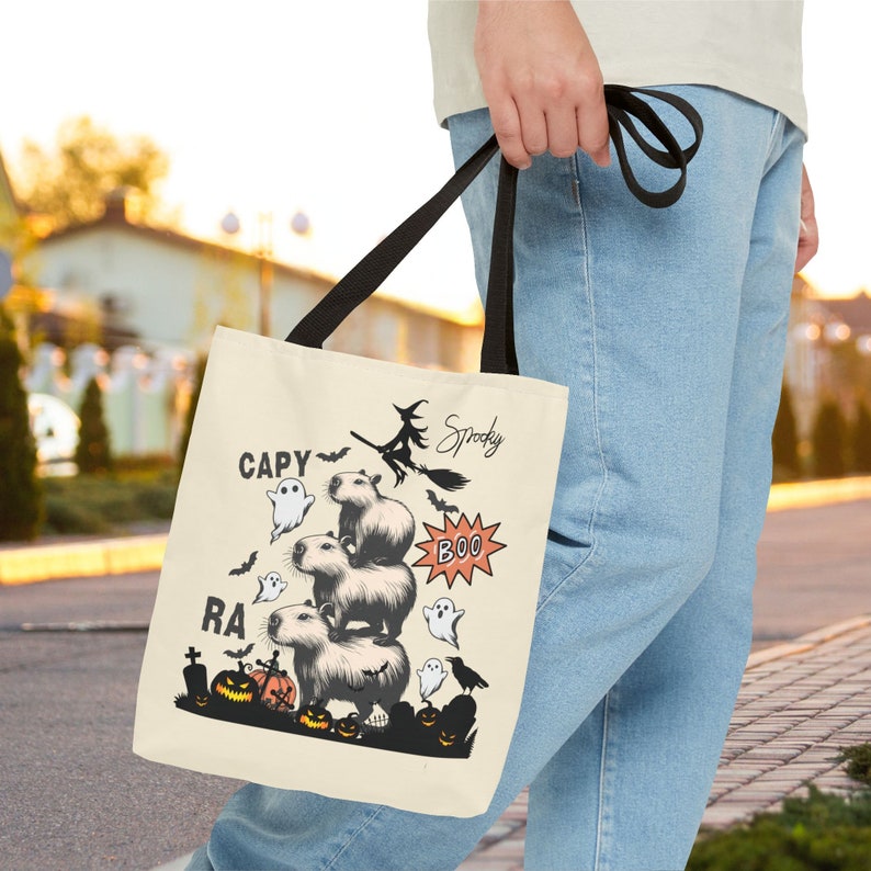 Capy-boo-ra Spooky Halloween Gifts for Her Cute Capybara Reusable ...