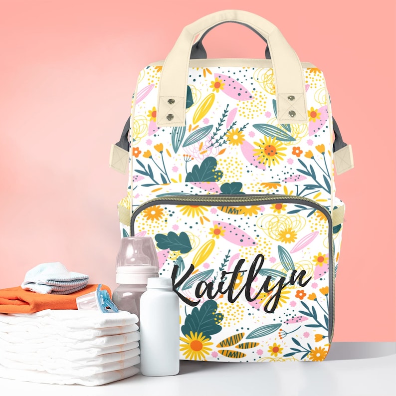 Personalized Monogram Diaper Bag Backpack Customized Baby Shower Gift ...