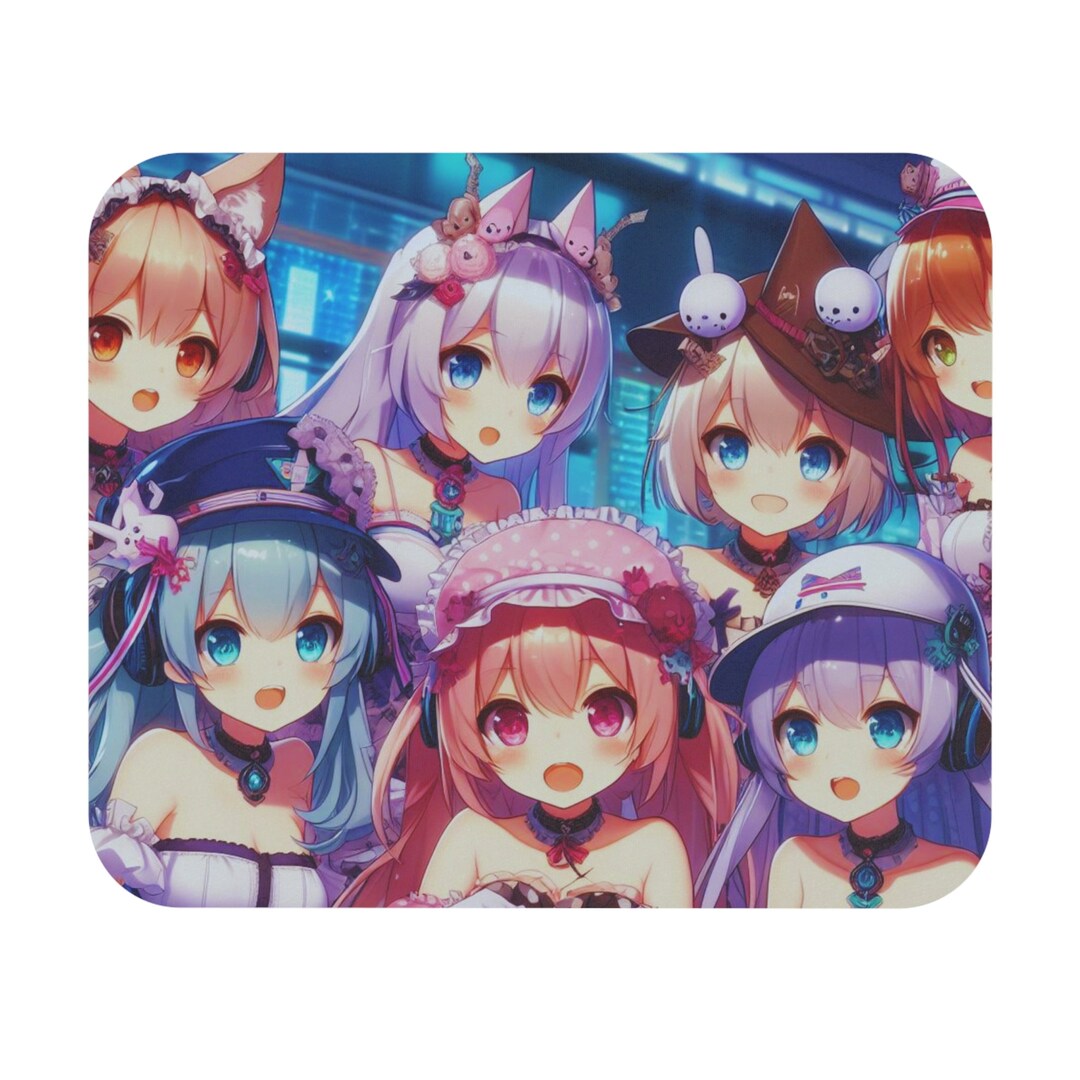 Hololive English Desk Mat Ouro Kronii Mousepad Vtuber Playmat Virtual ...