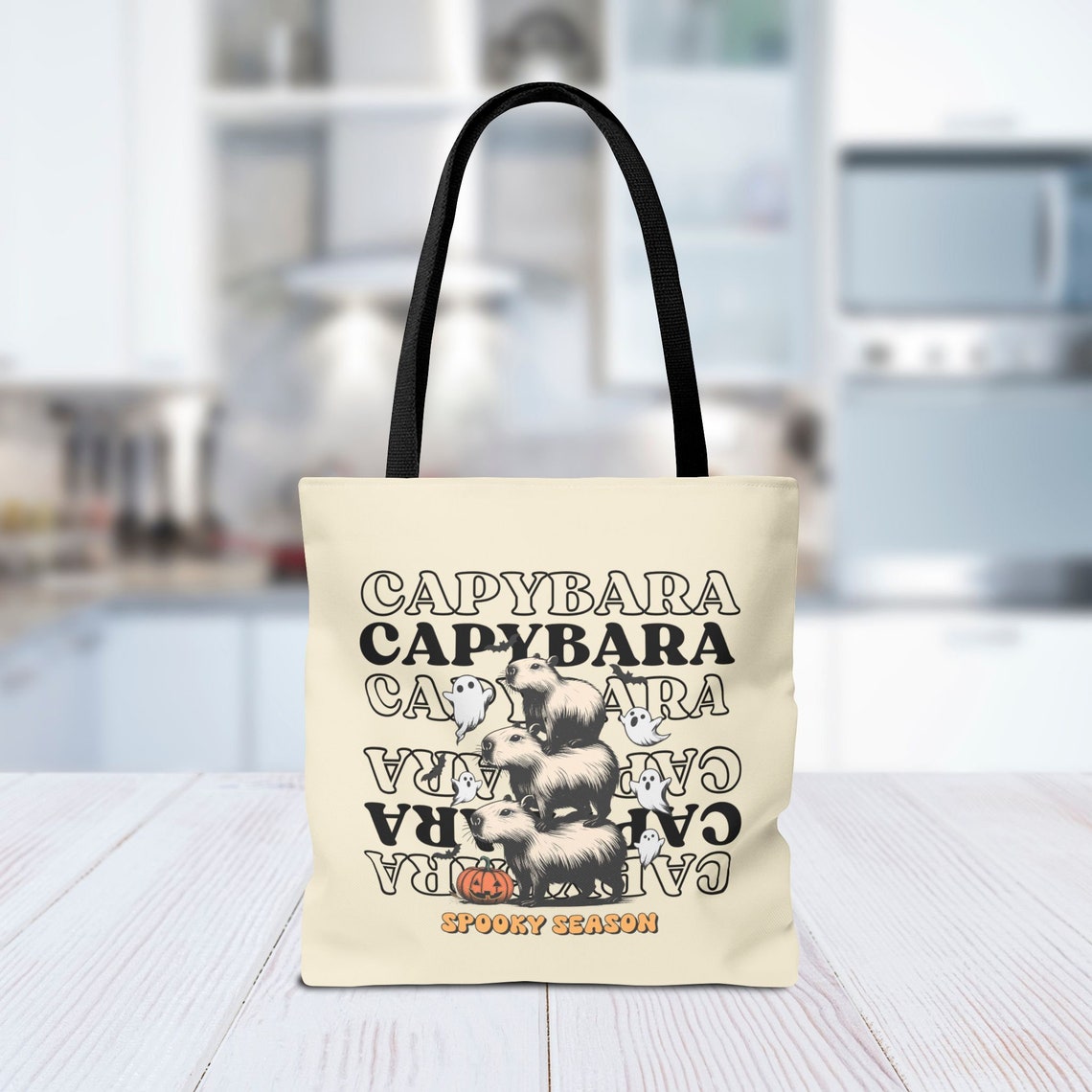 Capy-boo-ra Spooky Halloween Gifts for Her Cute Capybara Reusable ...