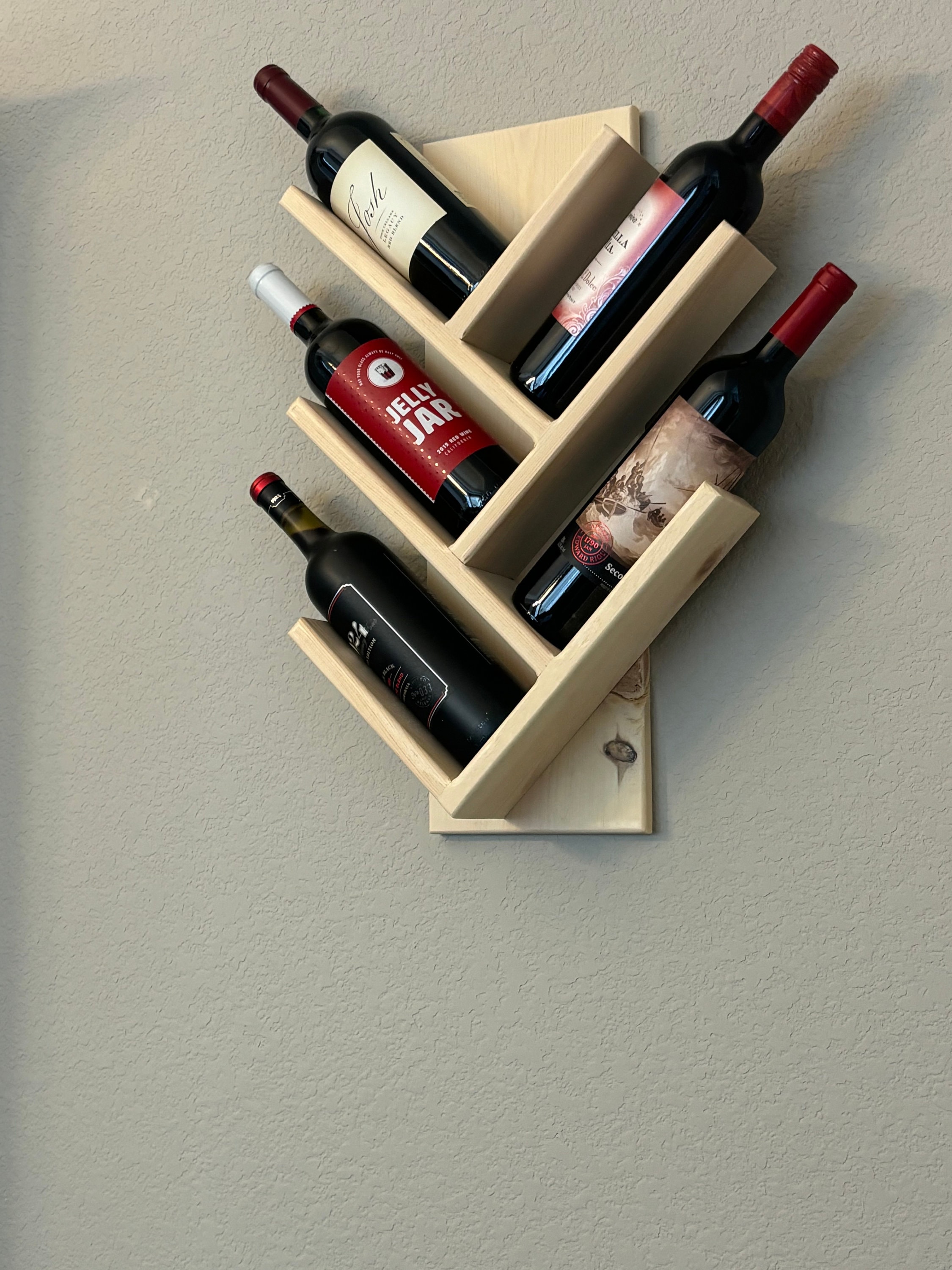 Wall Mounted Wine Rack, How To, Woodworking Plans, Plans, Woodworking ...