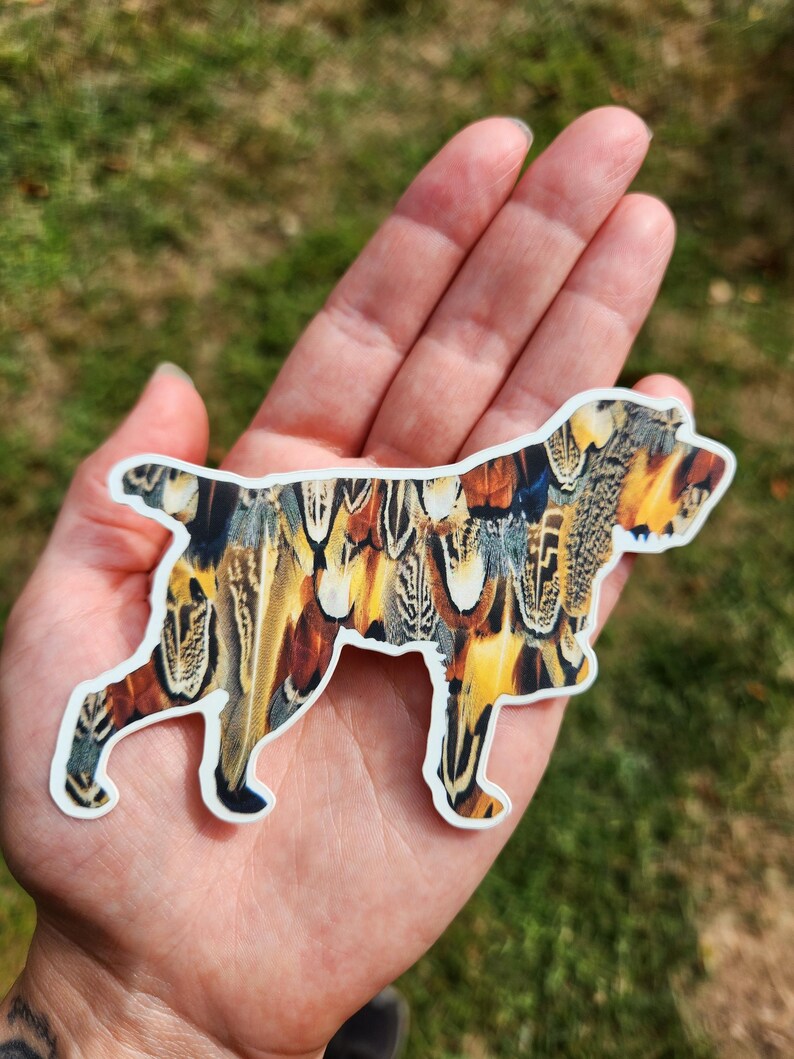 4 Griffon Pointing Sticker Inspired by Feather Art - Etsy