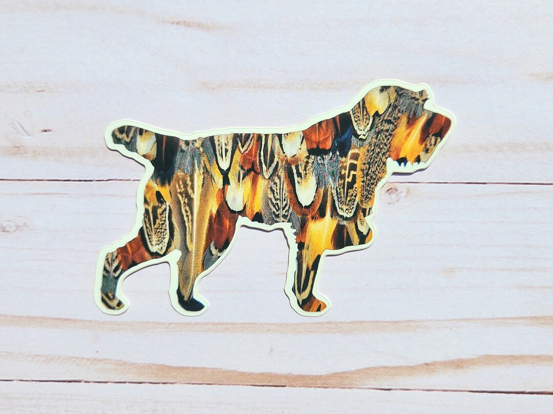 4" Griffon Pointing Sticker - Inspired by Feather Art - Etsy